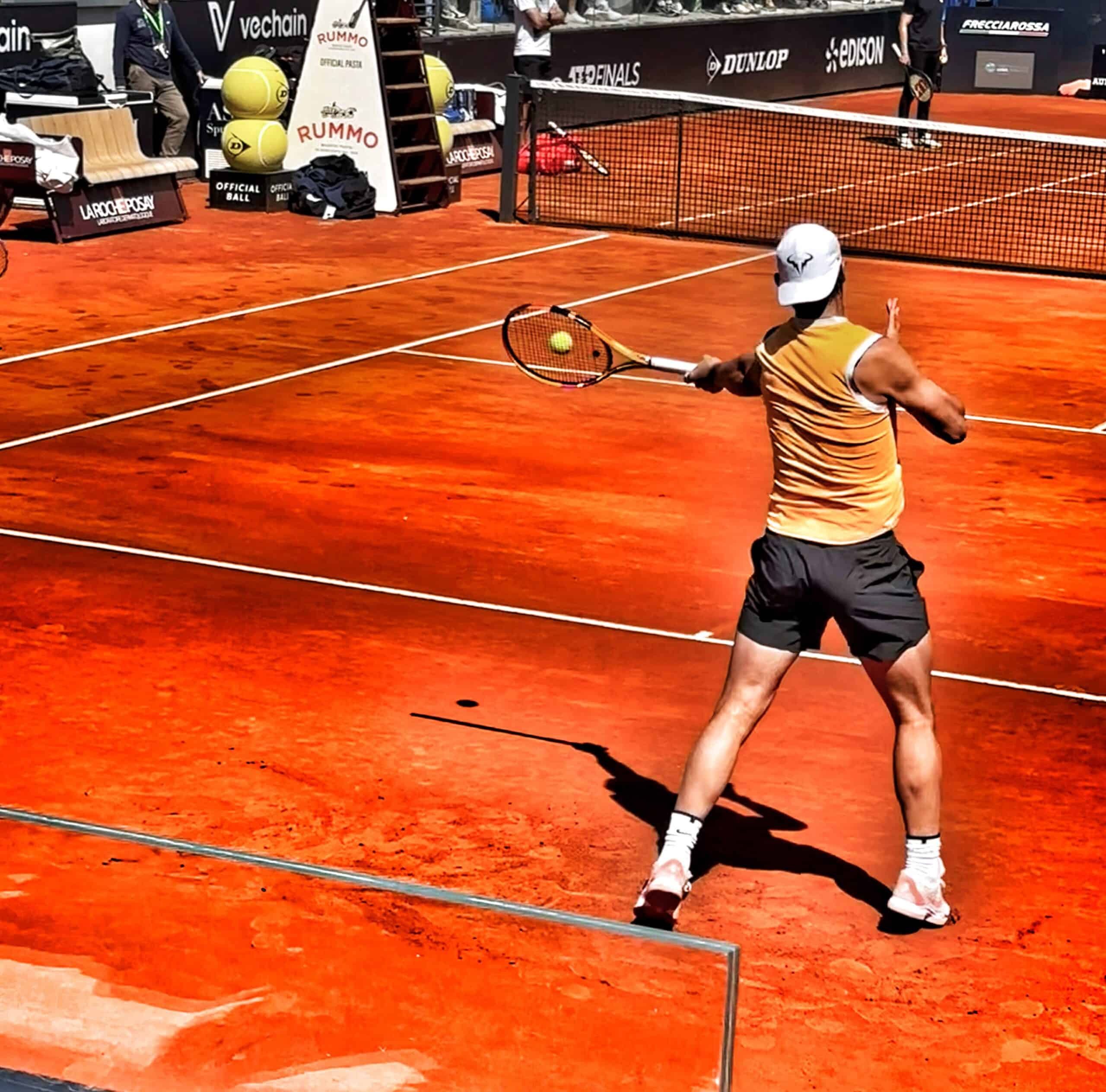 Rafa's Roma Practice Today. Five Takeaways. - Brain Game Tennis